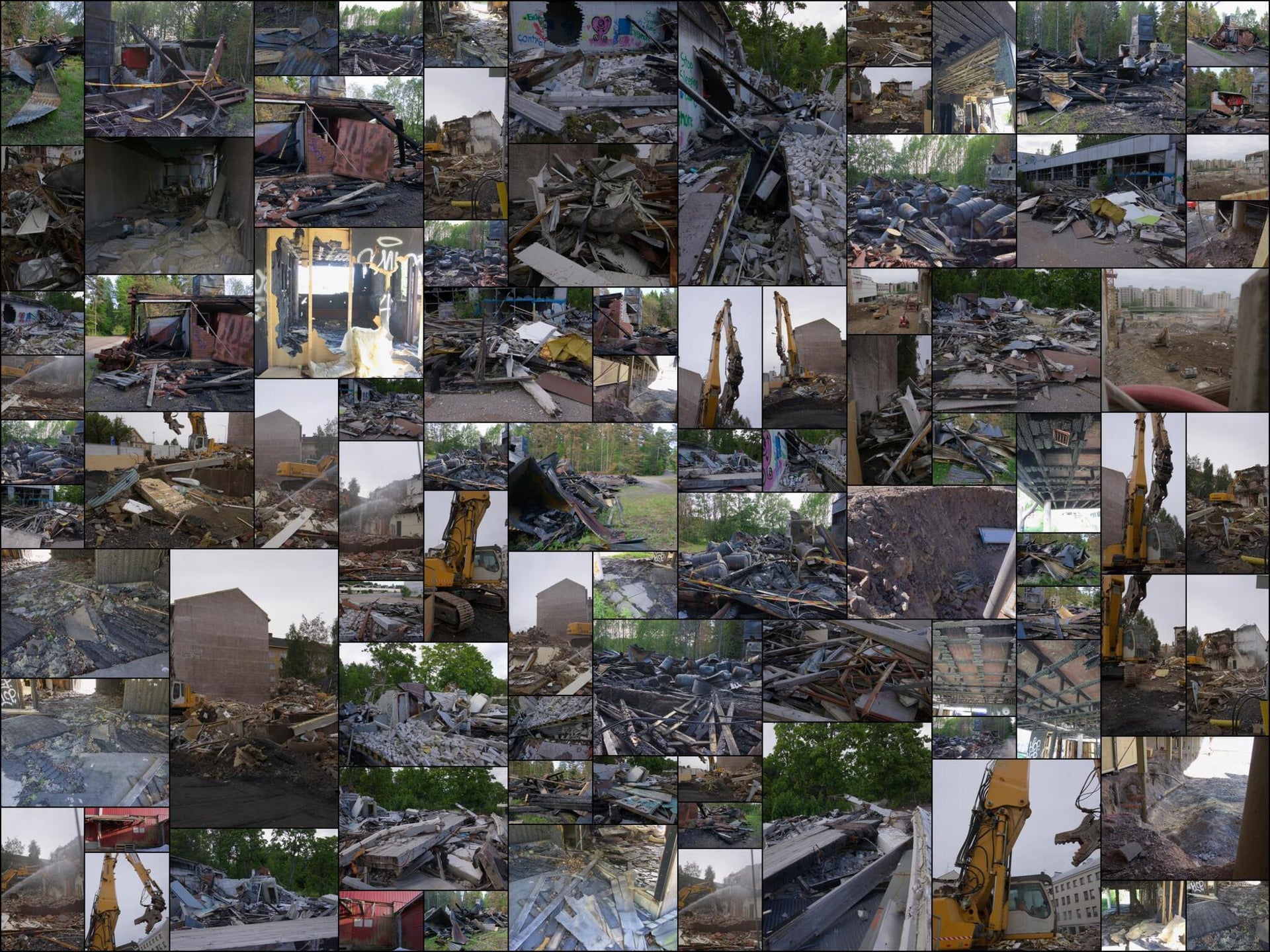 175 photos of Torched and Collapsed Buildings – Fotoref