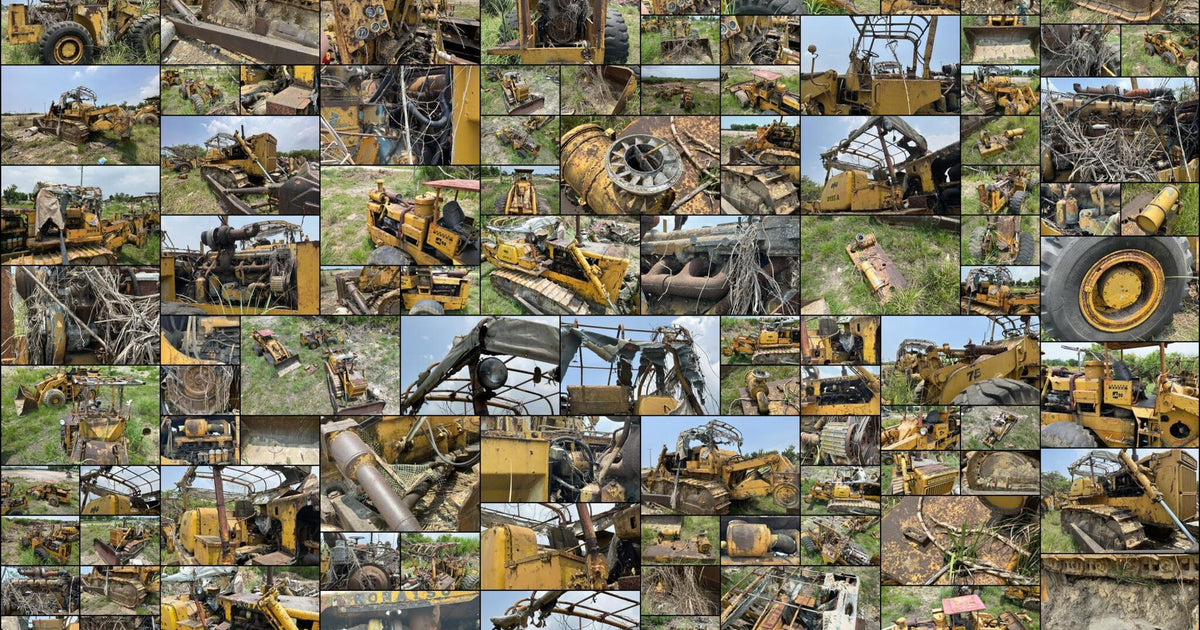 120 photos of Overgrown Industrial Bulldozers – Fotoref