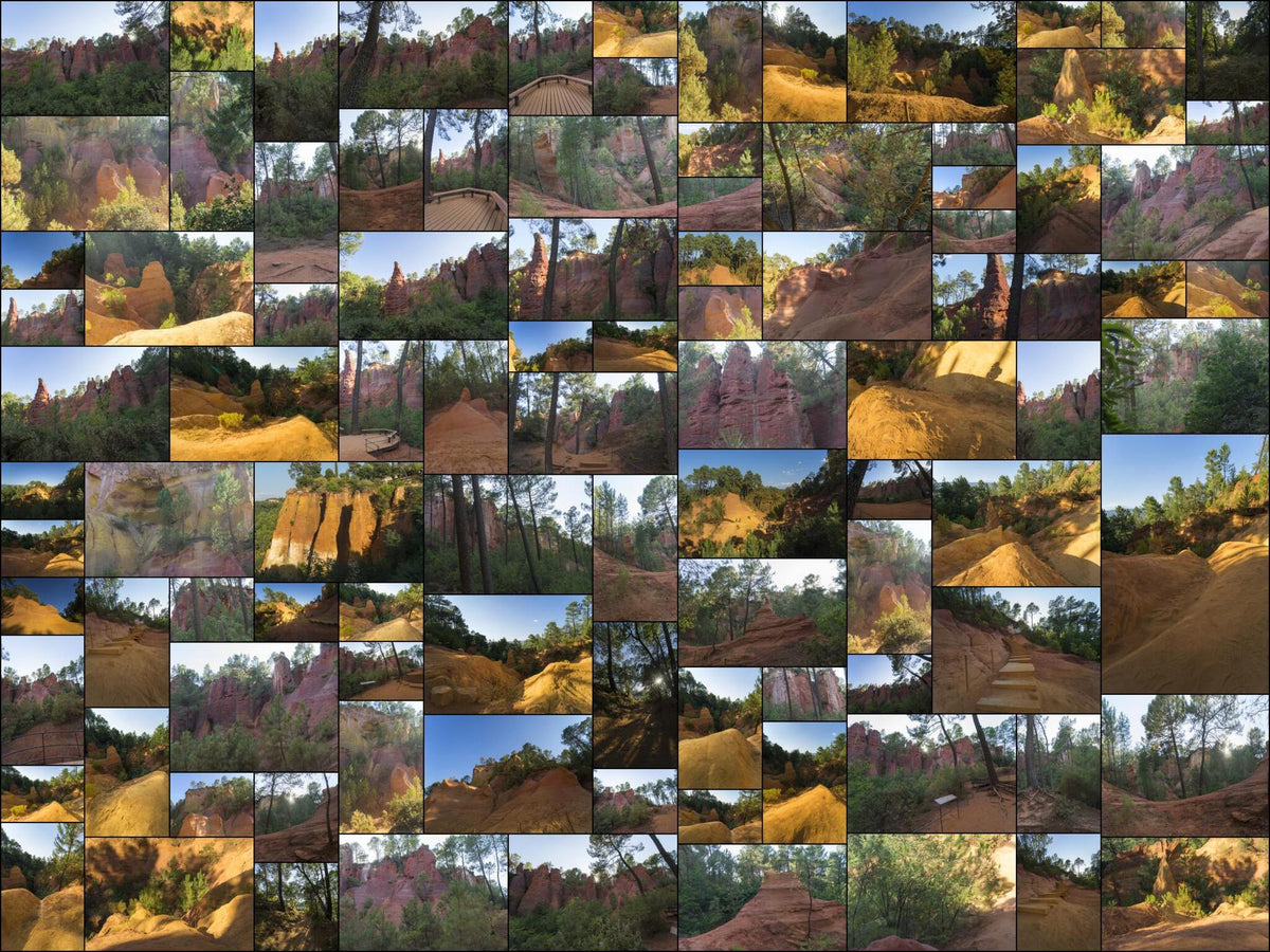 100 photos of Ochre Eroded Overgrown Quarry – Fotoref