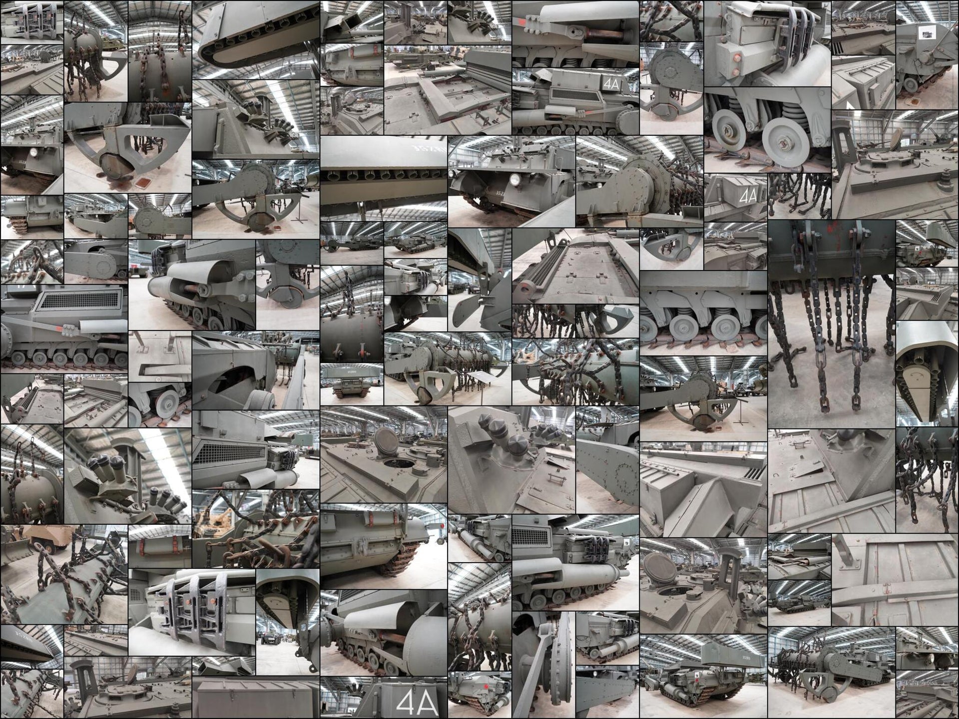 101 photos of British Churchill Flail Mine Cleaning Tank – Fotoref